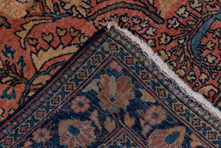 1930s Antique Persian Sarouk Rug with a Salmon Field, American Sarouk ...