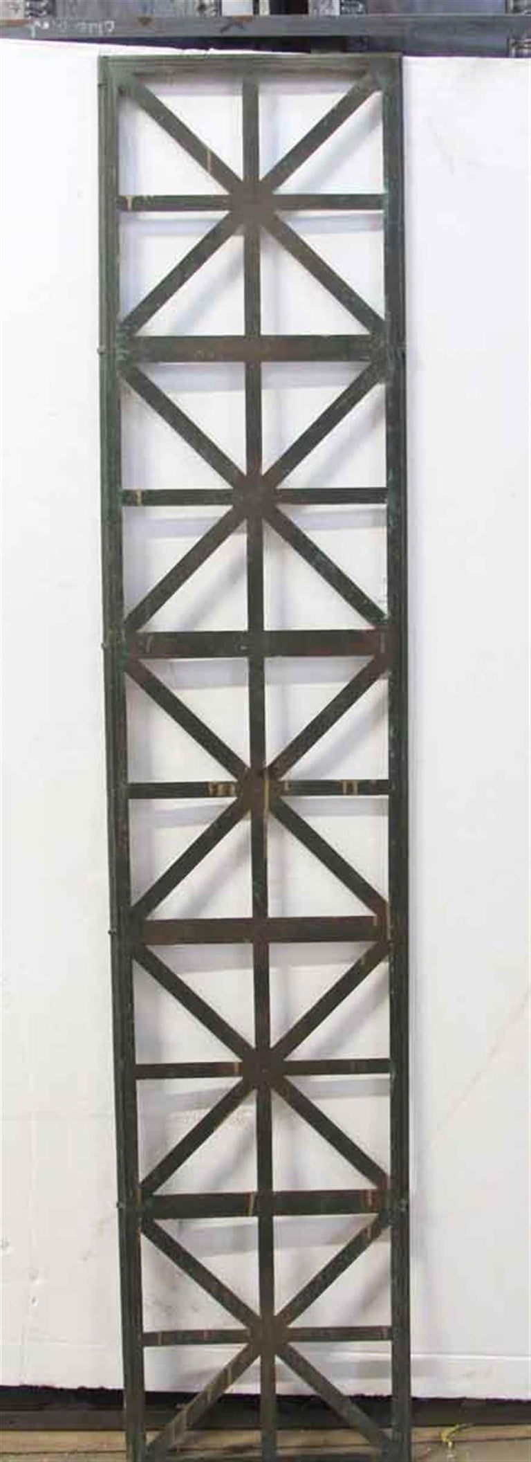 1930s Art Deco Bronze Elevator Door Grill with Center Florets at ...