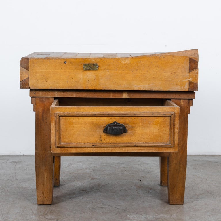 1930s Art Deco Butcher Block Table at 1stDibs