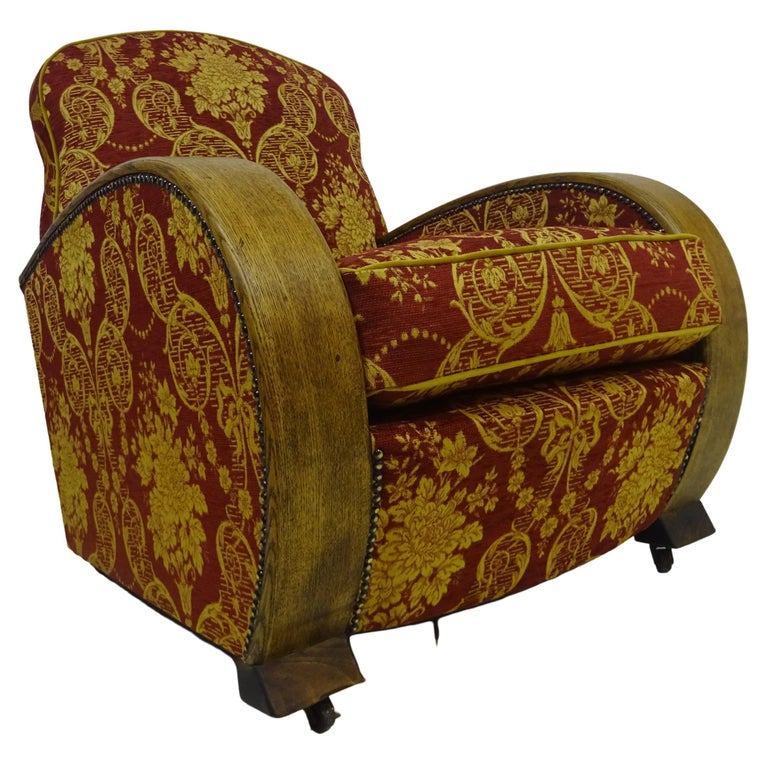 1930's Art Deco Club Chair at 1stDibs