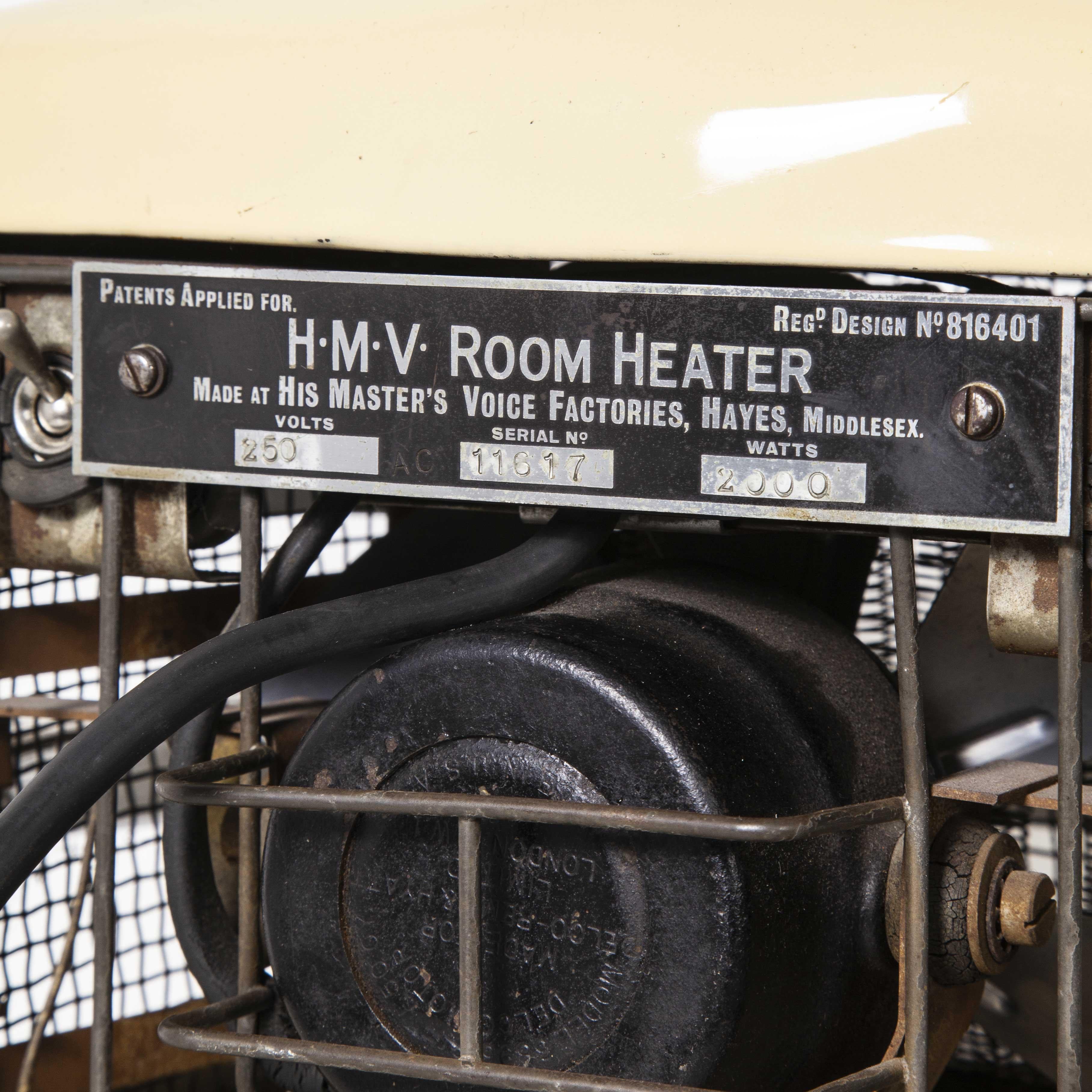 1930s Art Deco HMV Floor Heater at 1stDibs