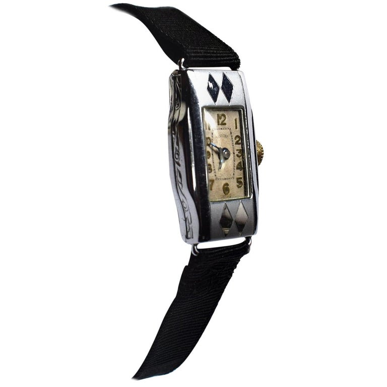 1930s Art Deco Ladies Wrist Watch at 1stDibs
