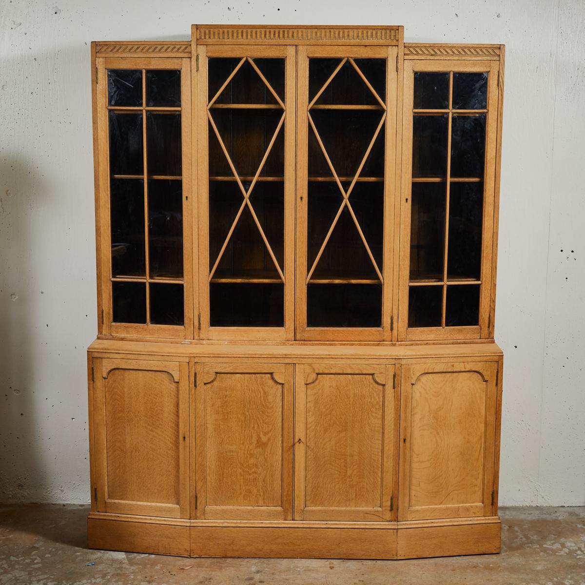1930s Art Deco Large Oak Bookcase by Heals For Sale at 1stDibs | heals ...