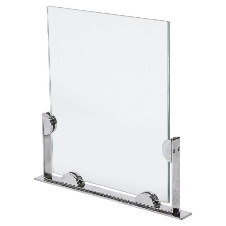 1930s Art Deco Machine Age Streamlined Cubist Chrome and Glass Picture ...