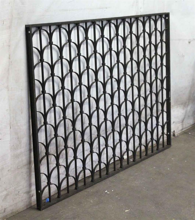 1930s Art Deco Wrought Iron Transom from a Manhattan Building For Sale ...