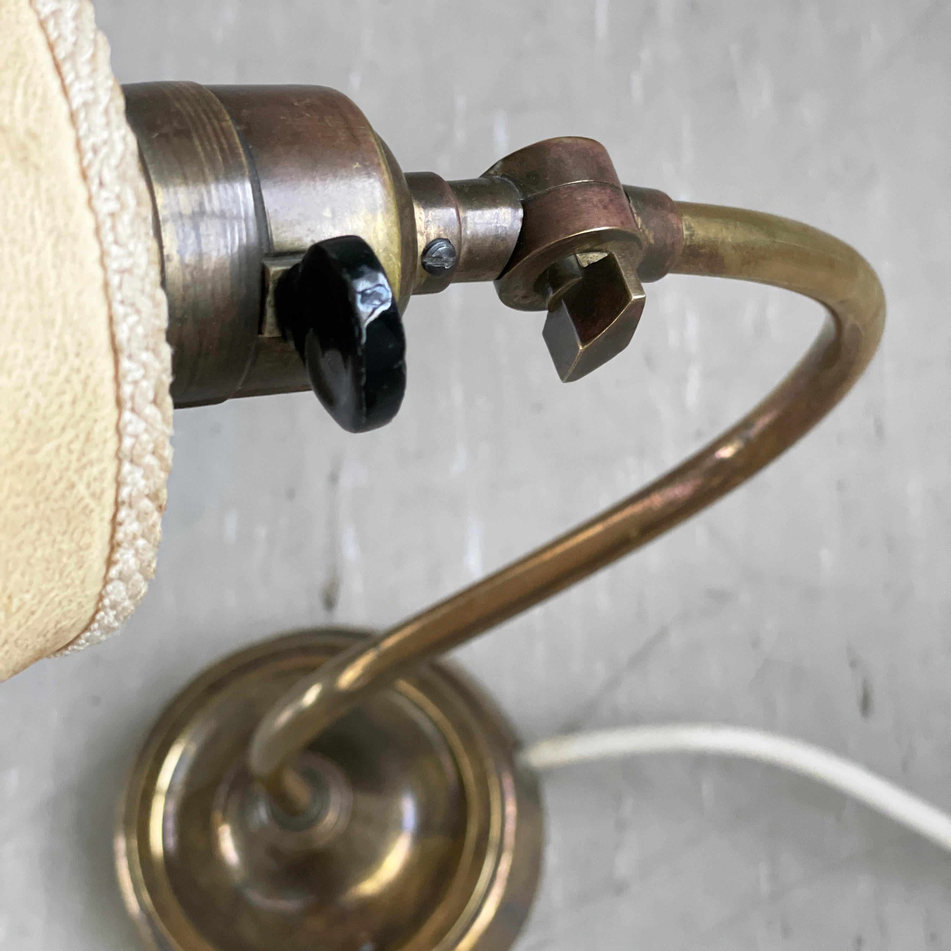 1930's B.A.G Turgi Swiss Brass Table / Desk Lamp Model No. 4865 J For ...