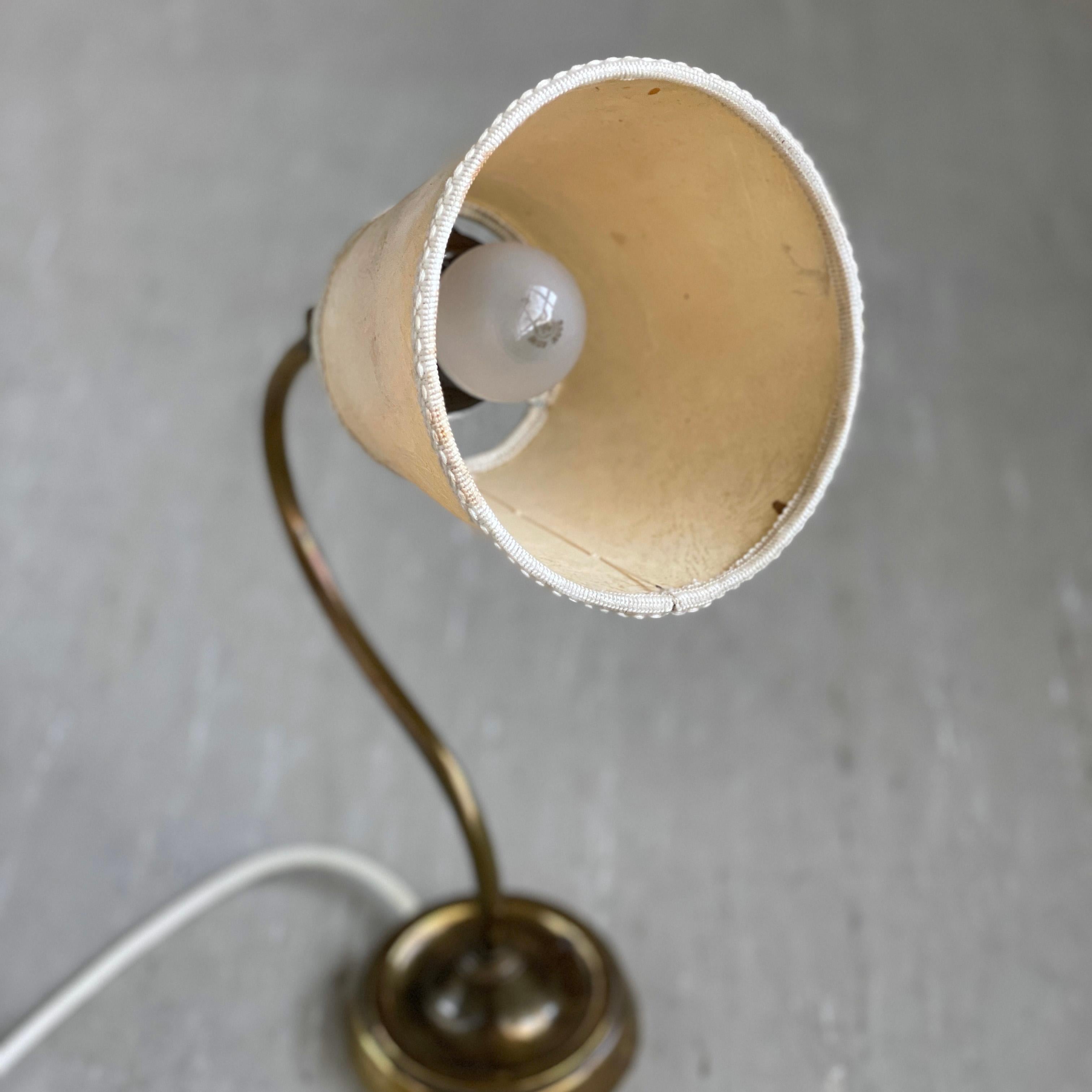 1930's B.A.G Turgi Swiss Brass Table / Desk Lamp Model No. 4865 J For ...
