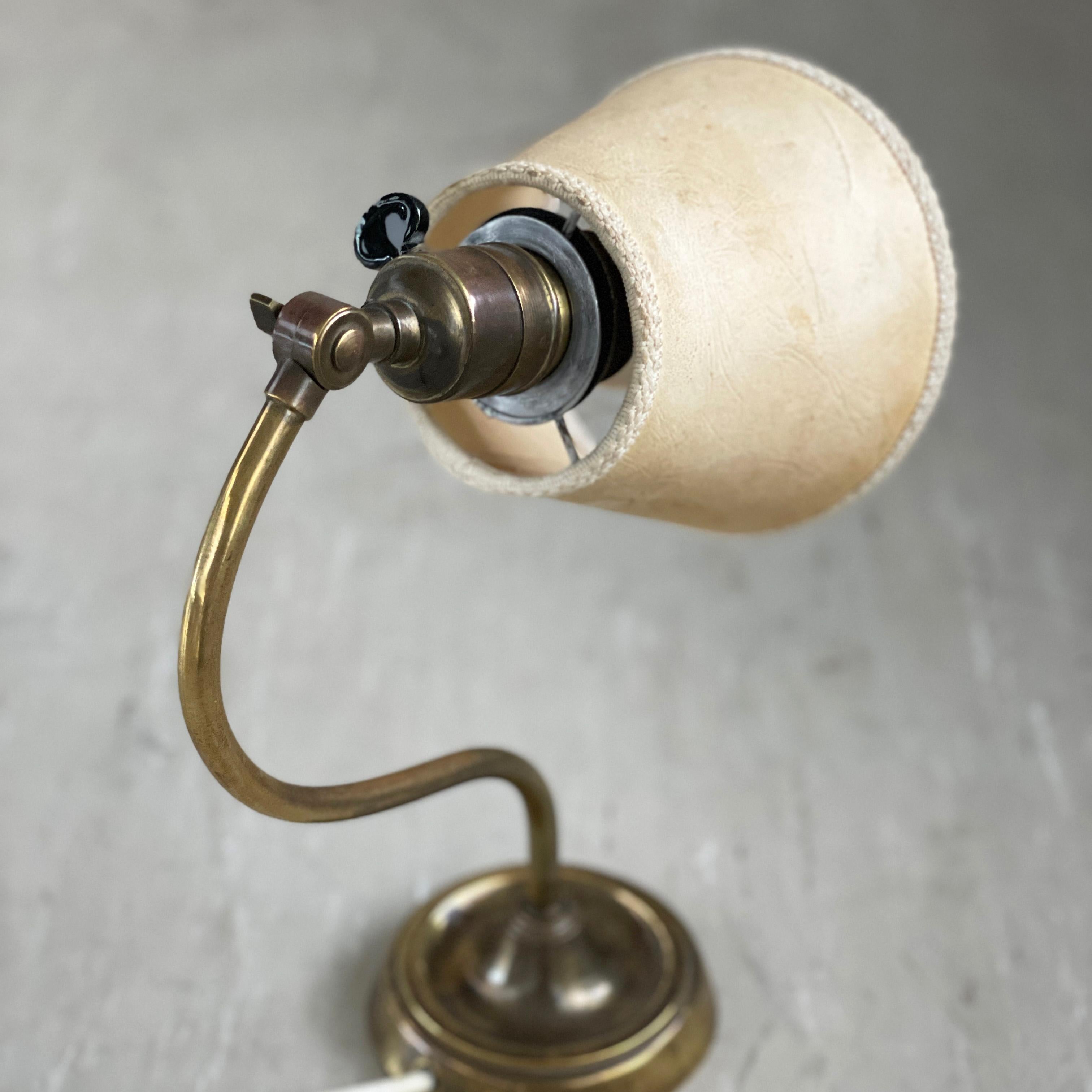 1930's B.A.G Turgi Swiss Brass Table / Desk Lamp Model No. 4865 J For ...