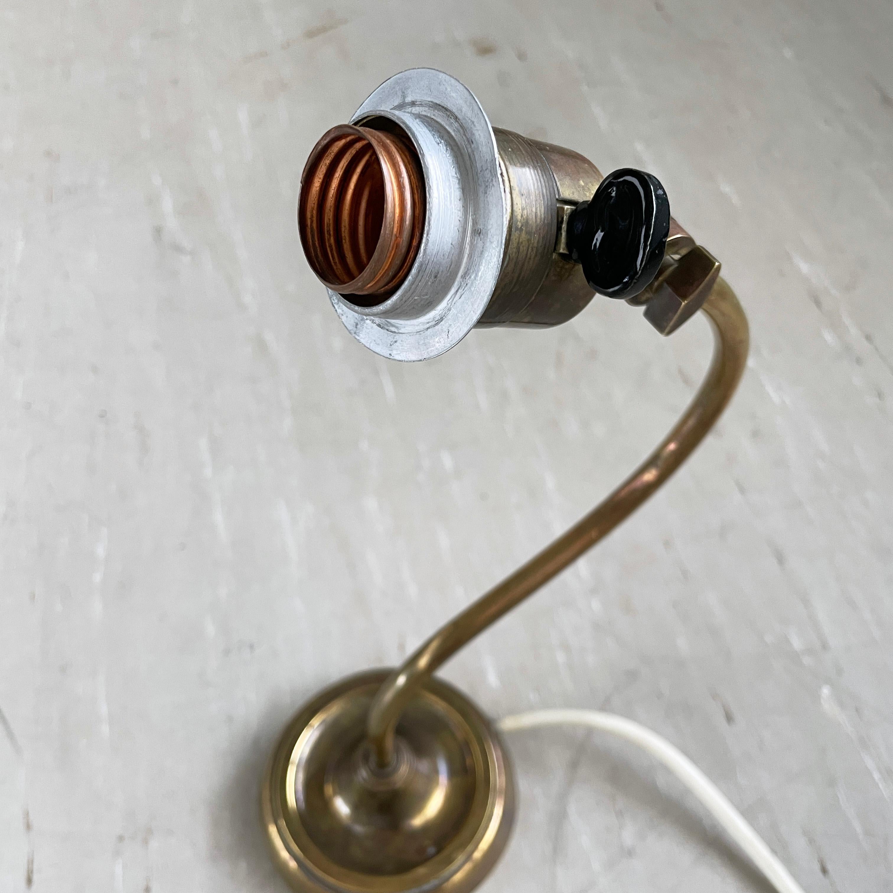 1930's B.A.G Turgi Swiss Brass Table / Desk Lamp Model No. 4865 J For ...