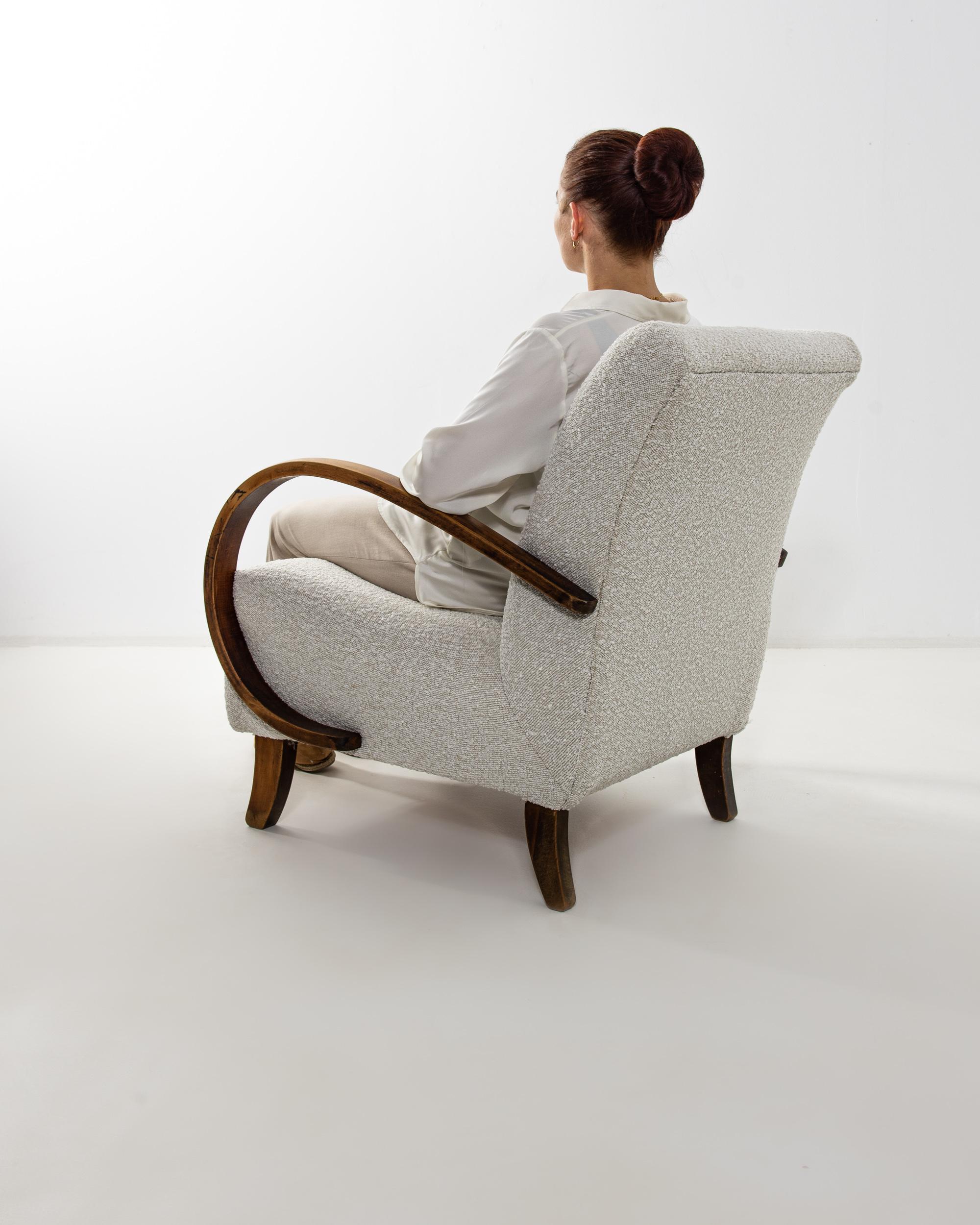 1930s Bentwood Armchair by Jindrich Halabala at 1stDibs