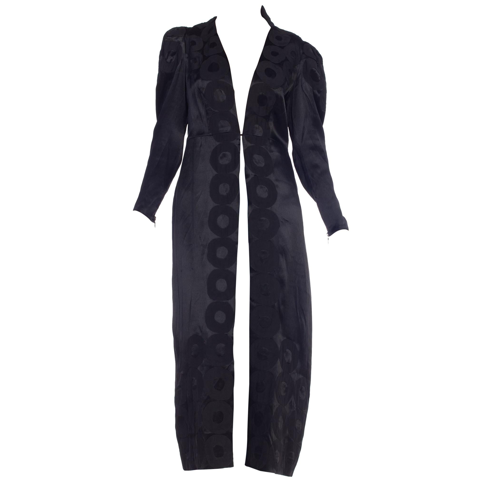 Fully Beaded Chiffon Evening Duster at 1stDibs