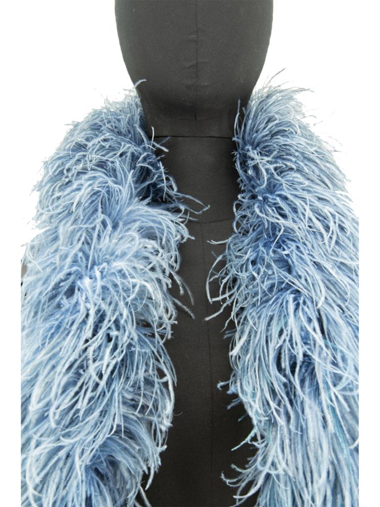 1930s Blue Ombre Feather Boa For Sale at 1stDibs | vintage ostrich ...