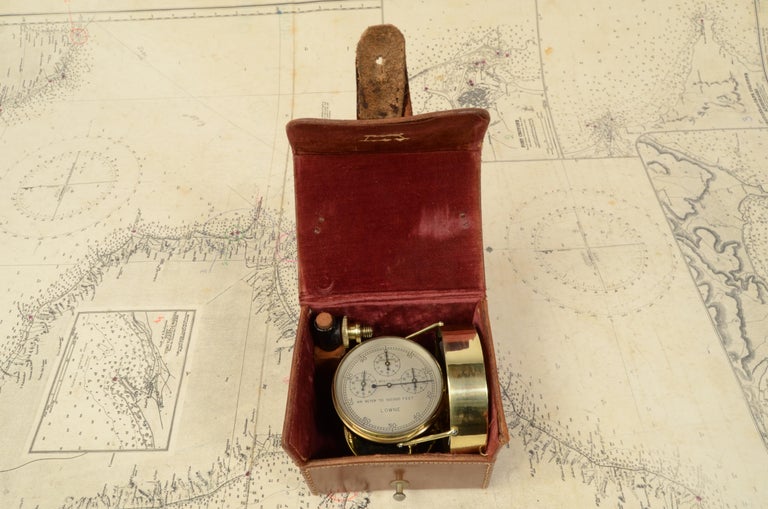 1930s Brass Anemometer in Original Case Ancient Measuring Instrument ...