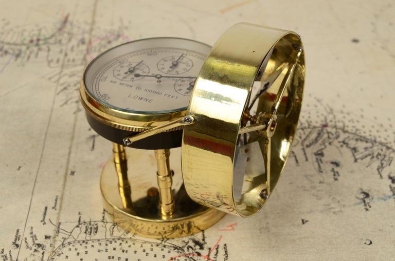 1930s Brass Anemometer in Original Case Ancient Measuring Instrument ...