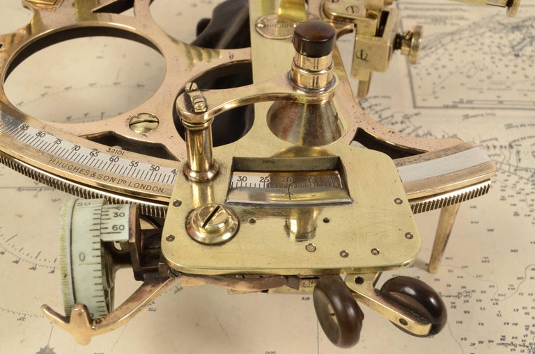 1930s Brass Sextant Antique Marine Navigation Instrument Nautical at ...