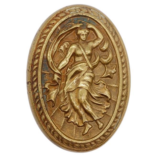 1930s Art Deco Bronze and Wood 4 Way Bank Vault Handle at 1stDibs