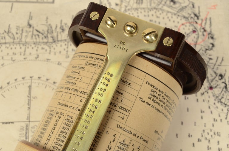 1930s by George Fuller Spiral Slide-Rule Ancient Tool Logarithmic ...