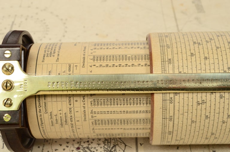 1930s by George Fuller Spiral Slide-Rule Ancient Tool Logarithmic ...