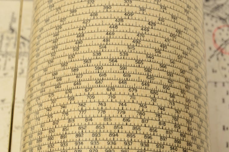 1930s by George Fuller Spiral Slide-Rule Ancient Tool Logarithmic ...