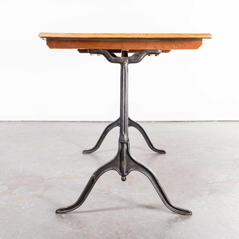 1930's Cast Metal Base Kronenbourg Café Dining, Bistro Table, '749.10 ...