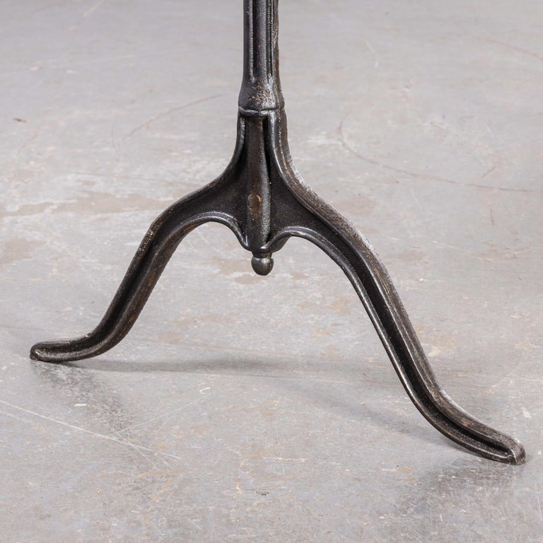 1930's Cast Metal Base Kronenbourg Café Dining, Bistro Table, '749.10 ...