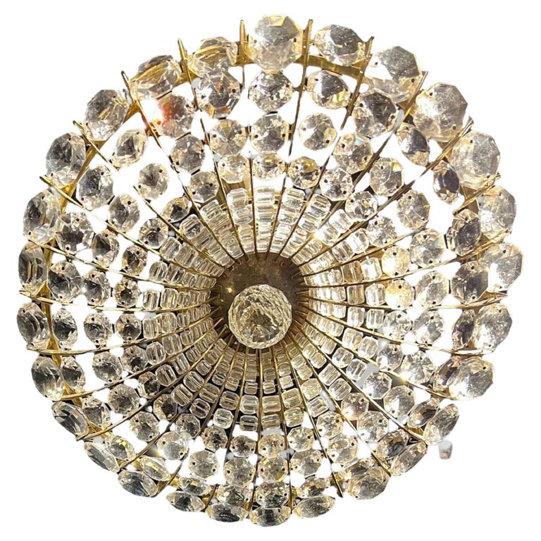 1930s, Crystal Light Fixture For Sale at 1stDibs