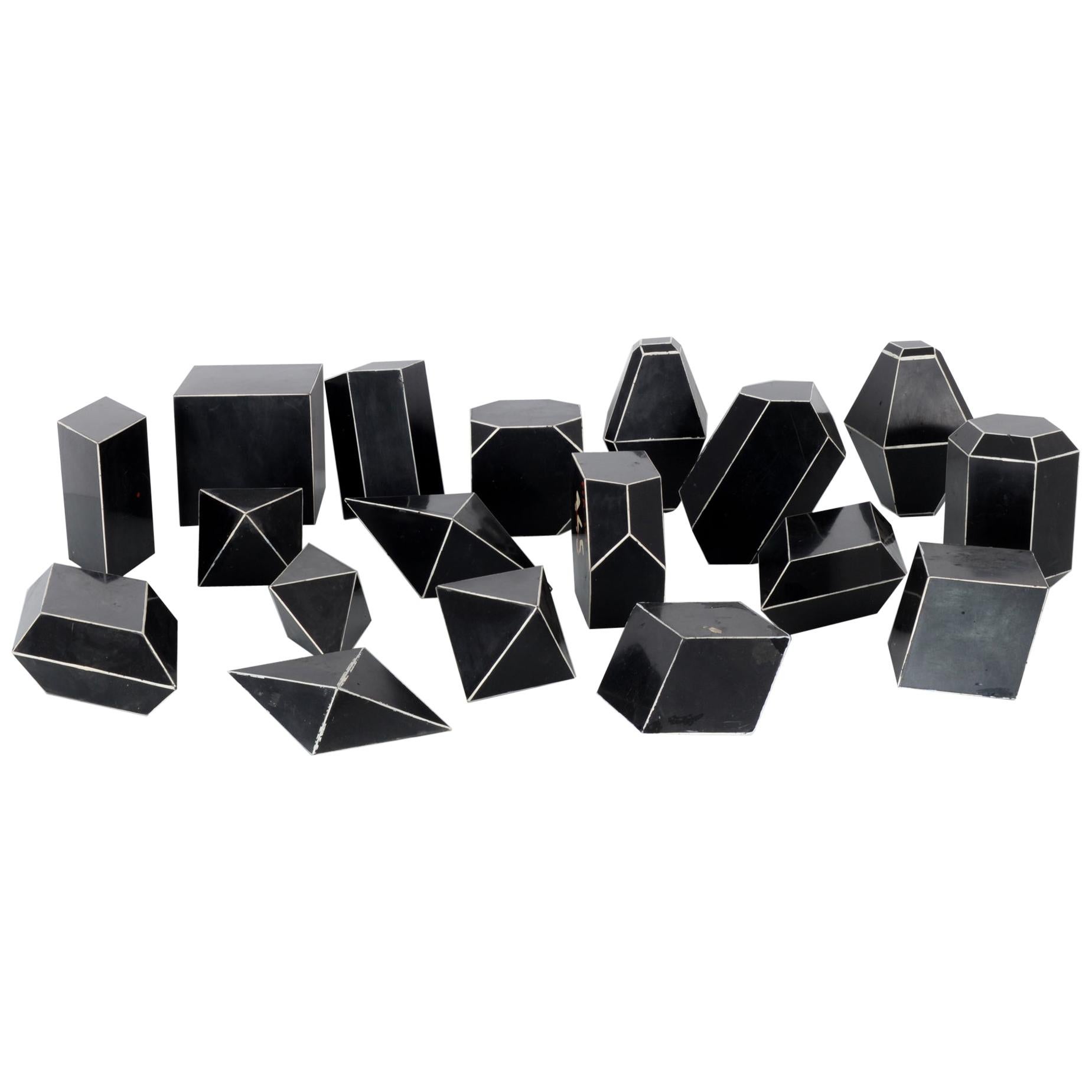 1930s Czech Bakelite Science Classroom Crystal Models at 1stDibs