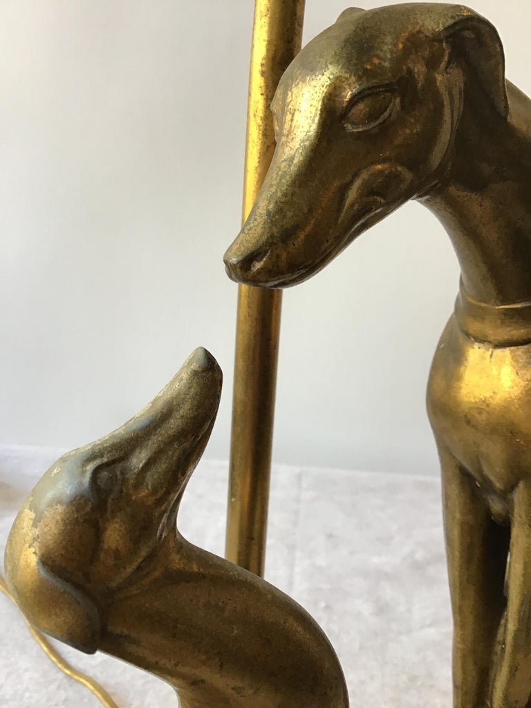 1930s Deco Greyhound Lamp at 1stDibs | greyhound lamps