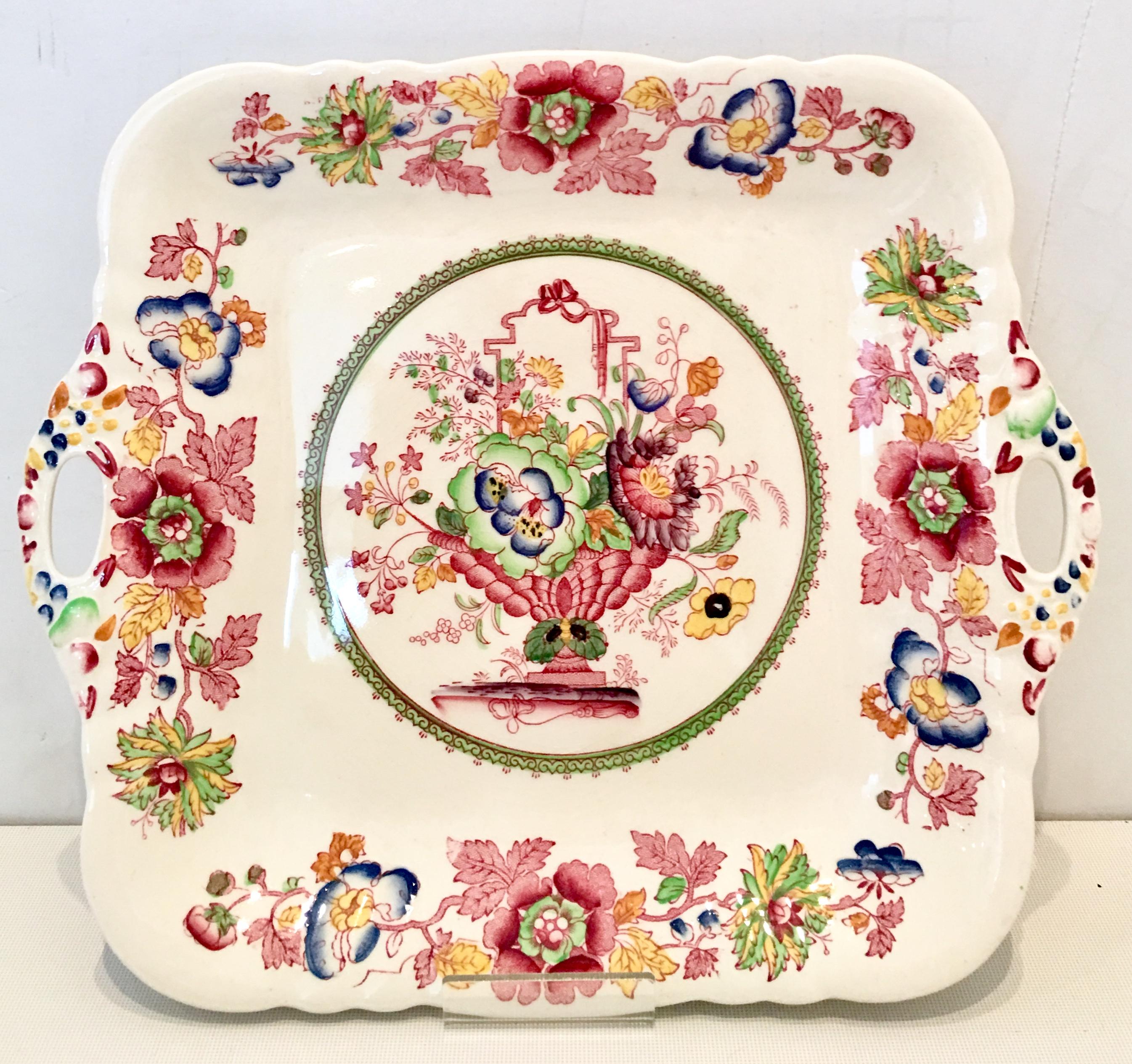 1930s English Ironstone China Cake Platter "Strathmore" By Mason's at ...