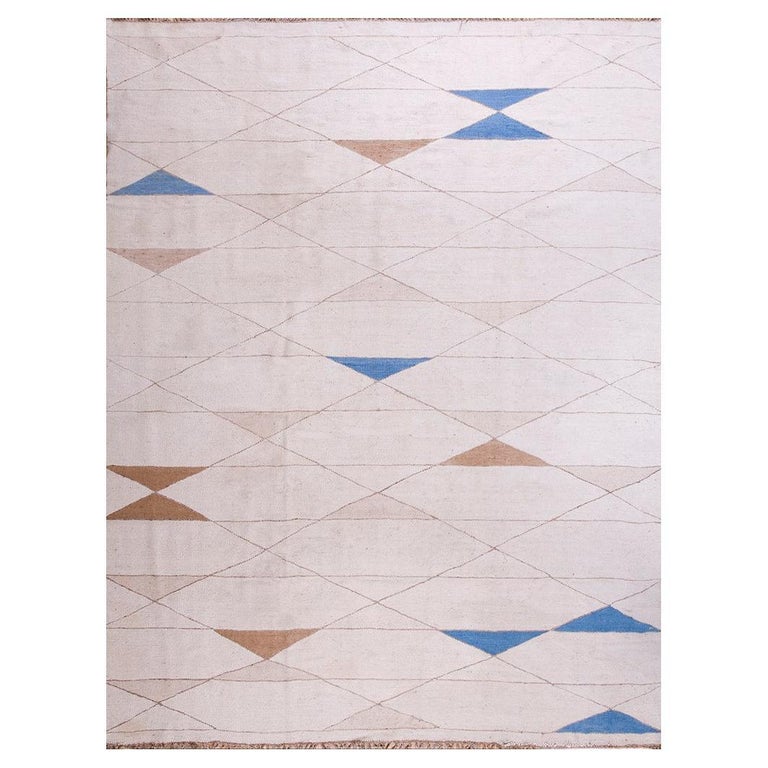 1930s, French Art Deco Flat-Weave Carpet For Sale at 1stDibs