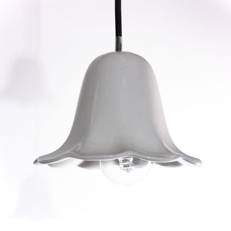 1930s French Fine Ceramic Ceiling Pendant Lamps/Lights, New Old Stock ...