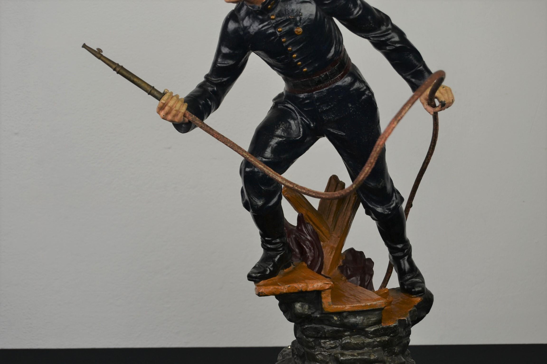 1930s French Fireman Firefighter Trophy Statue For Sale at 1stDibs ...