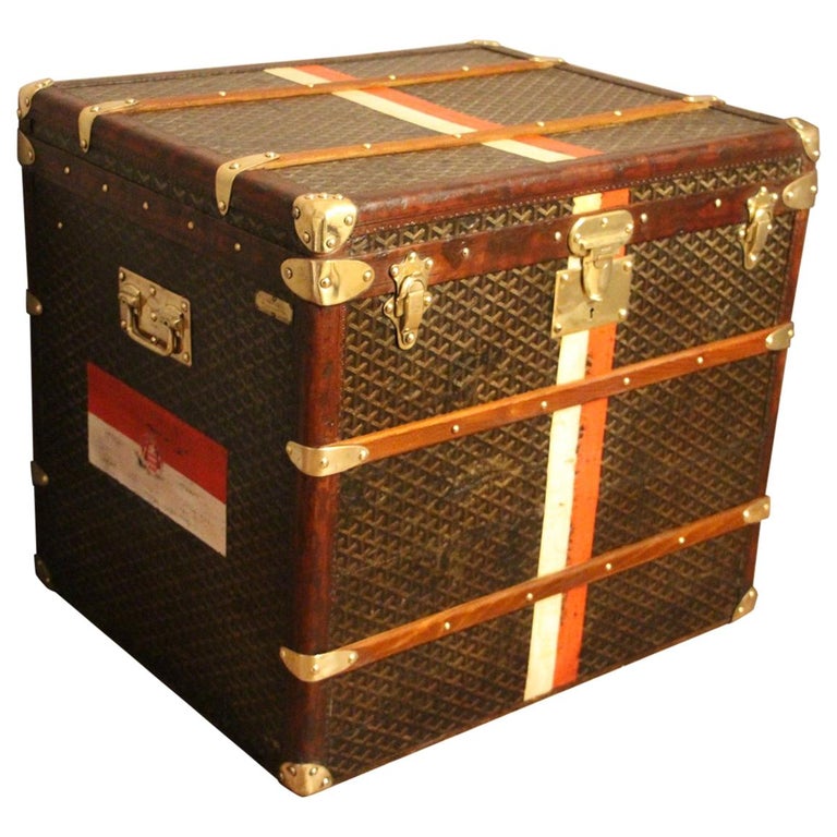 1930s Goyard Hat Trunk, Goyard Trunk, Goyard Steamer Trunk at 1stDibs ...