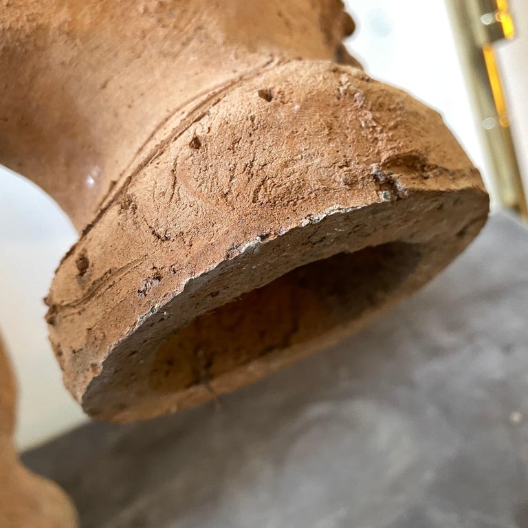 1930s Hand-Crafted Terracotta Sicilian Moro Head Vases at 1stDibs