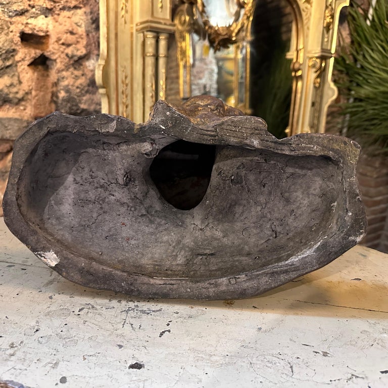 1930s Hand-crafted Terracotta Sicilian Sculpture of an Old Man Bust For ...