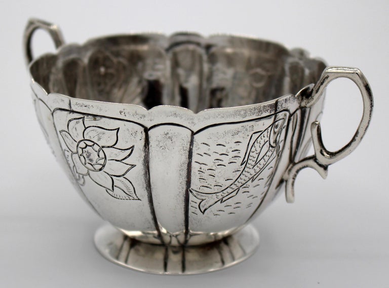 1930s Handmade Cream and Sugar Set For Sale at 1stDibs