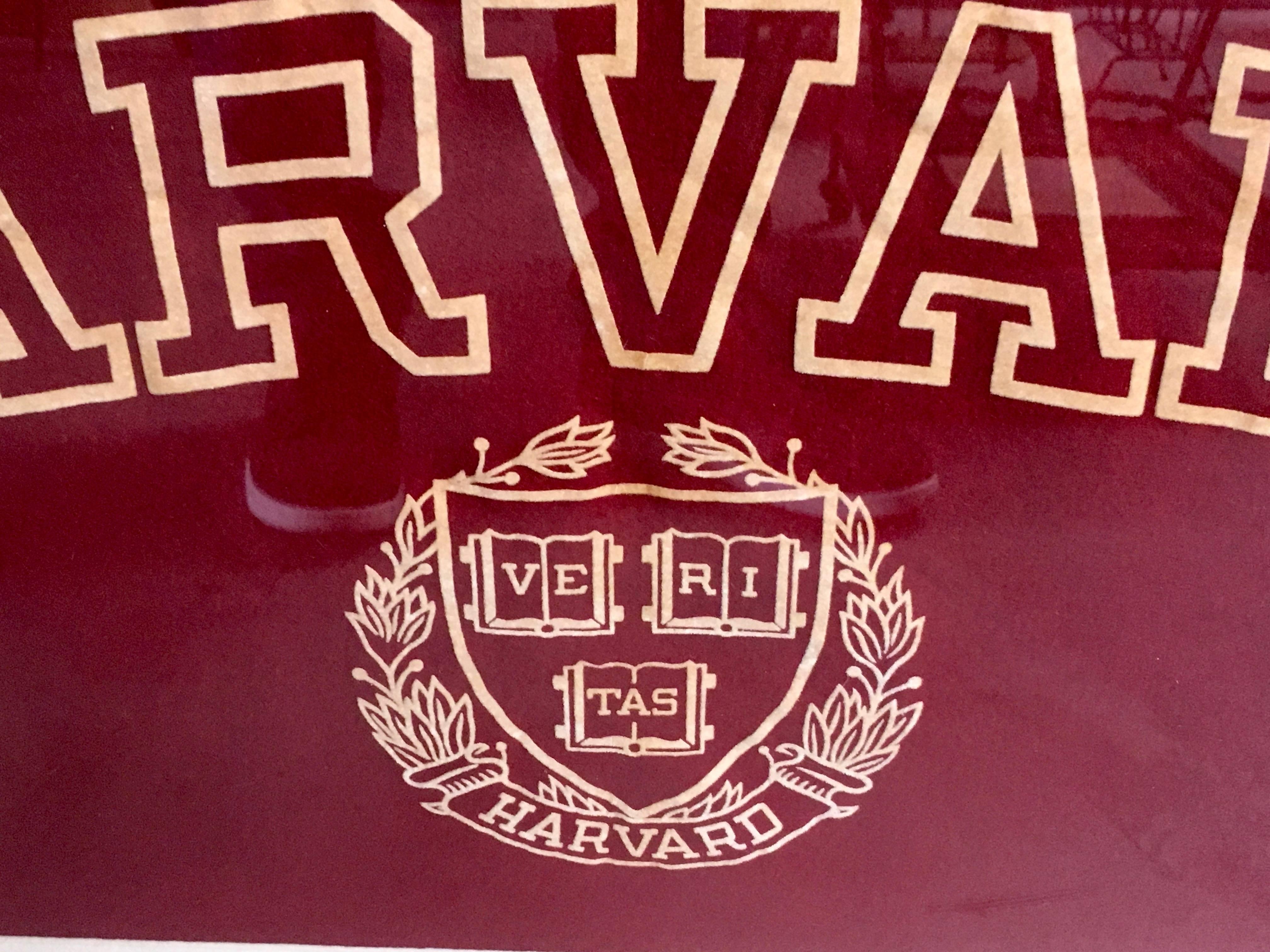 1930s Harvard University Cloth Banner at 1stDibs | harvard banner ...