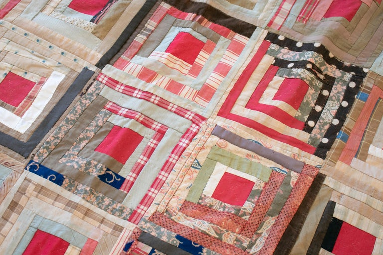 1930s Indian Hand Sewn Patchwork Tapestry For Sale at 1stDibs