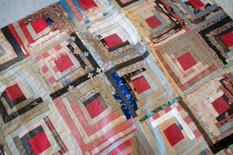 1930s Indian Hand Sewn Patchwork Tapestry For Sale at 1stDibs