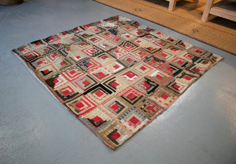 1930s Indian Hand Sewn Patchwork Tapestry For Sale at 1stDibs