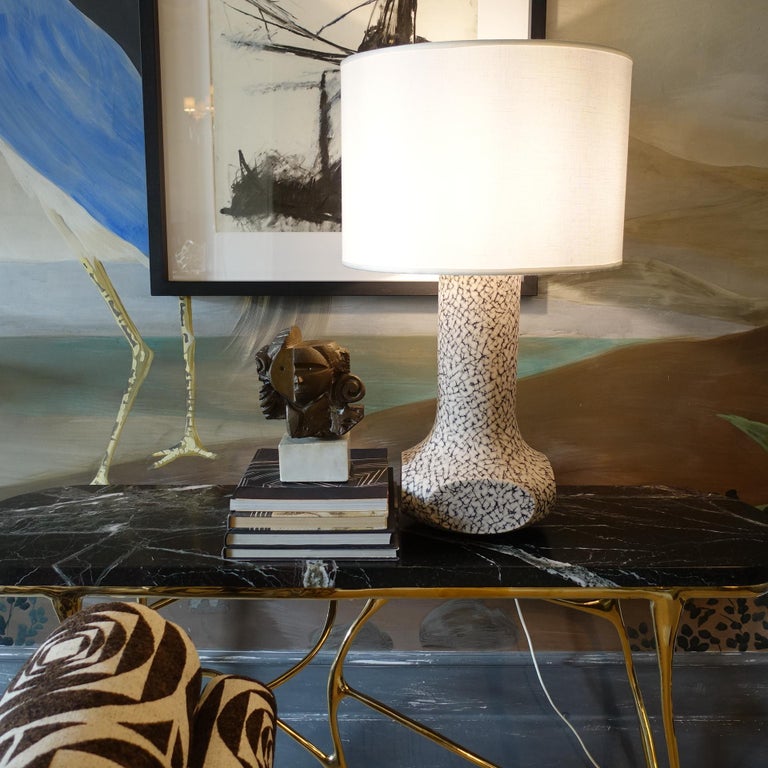 1930s Italian Cubist Bronze Female Figure Sculpture, White Marble Base ...