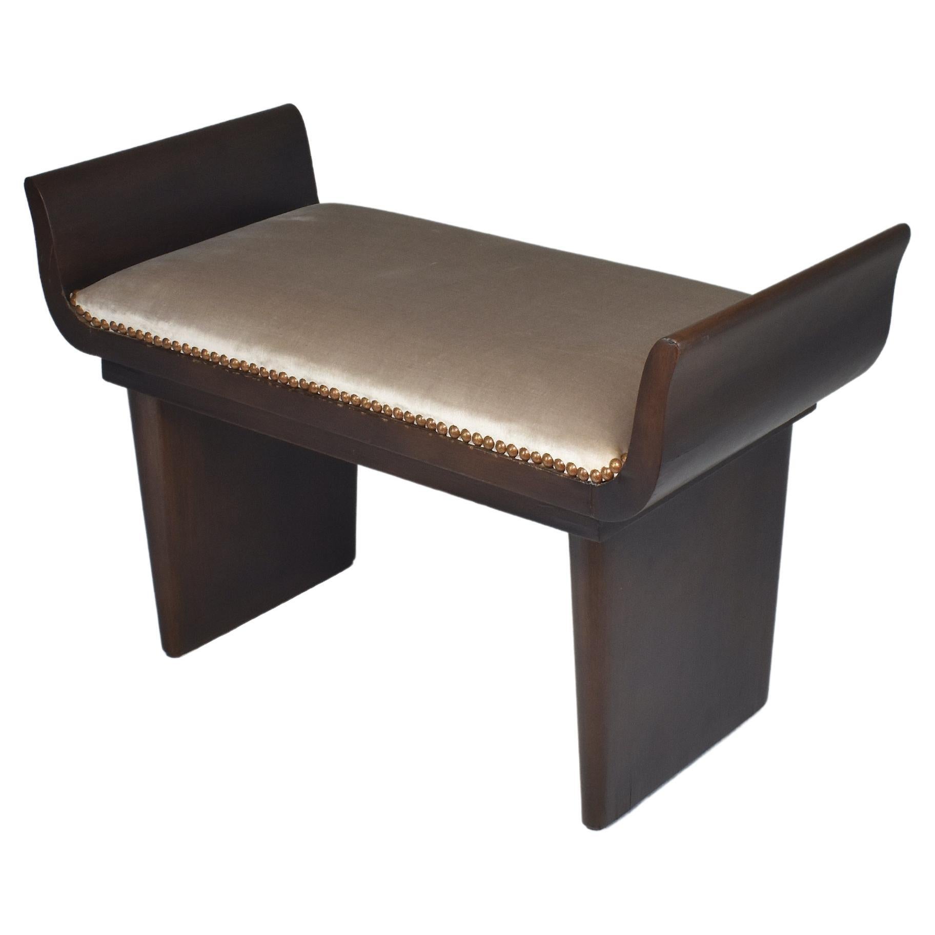 1930's Italian Stool Attributed to Emilo Lancia and Gio Ponti at 1stDibs