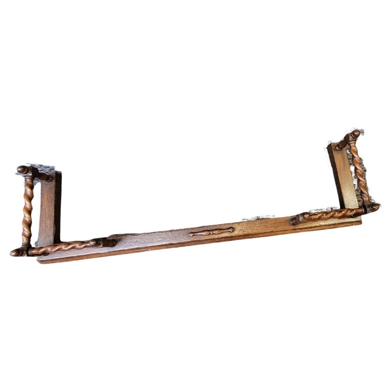 1930s, Jacobean Style Barley Twist Oak Fire Fender And Fire Screen For ...