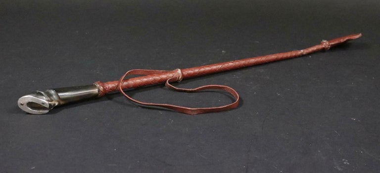 1930s Leather Riding Crop with Horn Hoof Handle vintage England For ...
