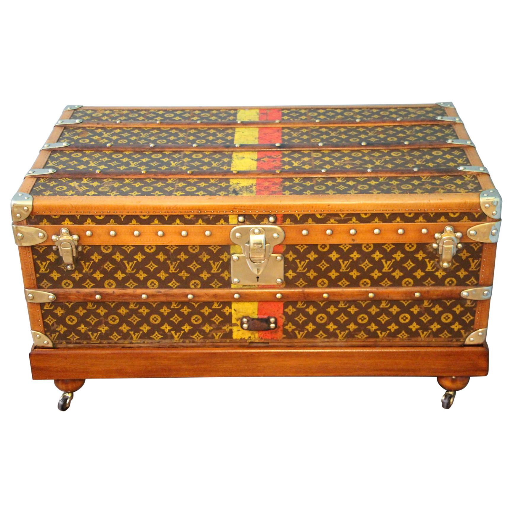 1930s Louis Vuitton Stenciled Monogram Cabin Steamer Trunk, Louis ...