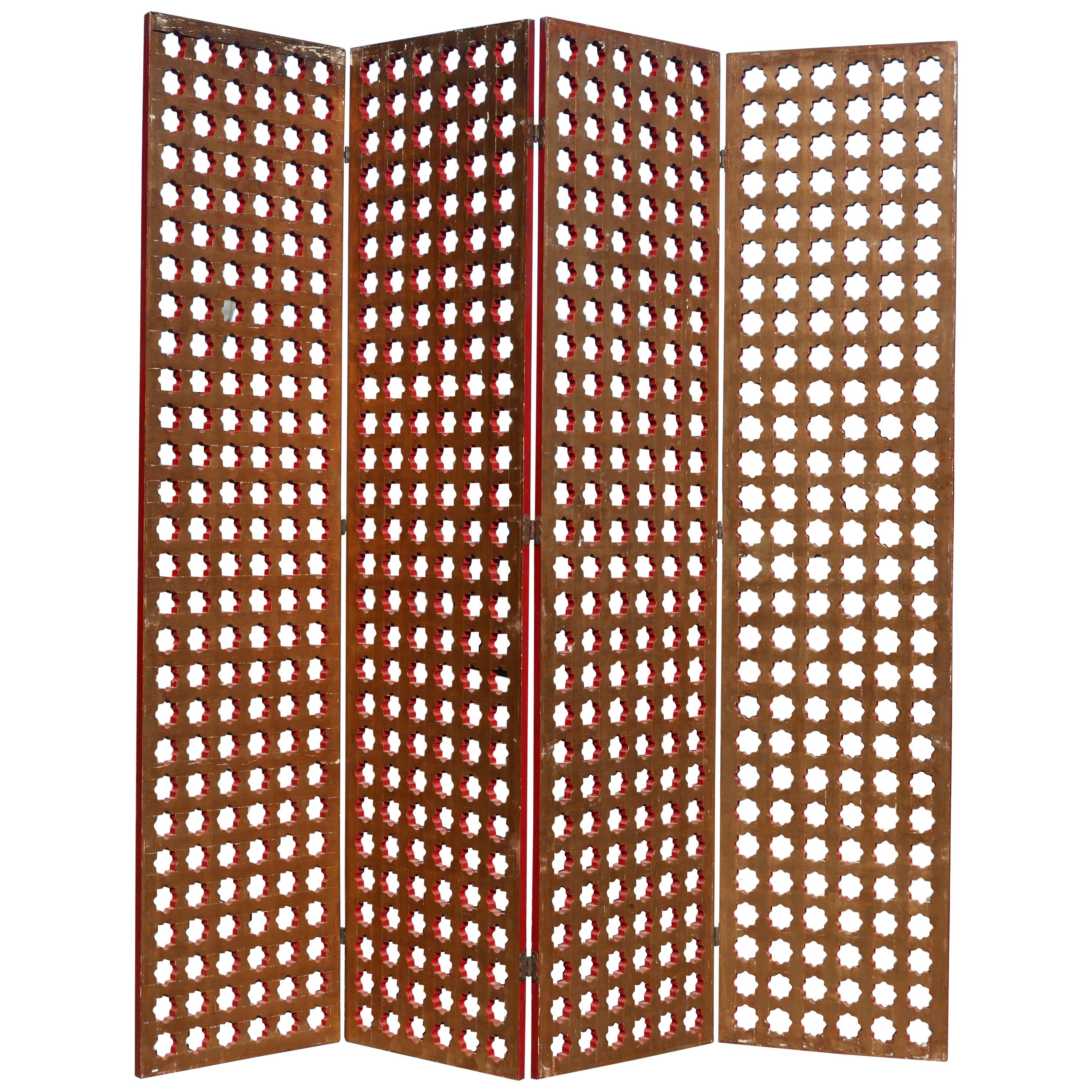 Bleached Lattice Panel at 1stDibs
