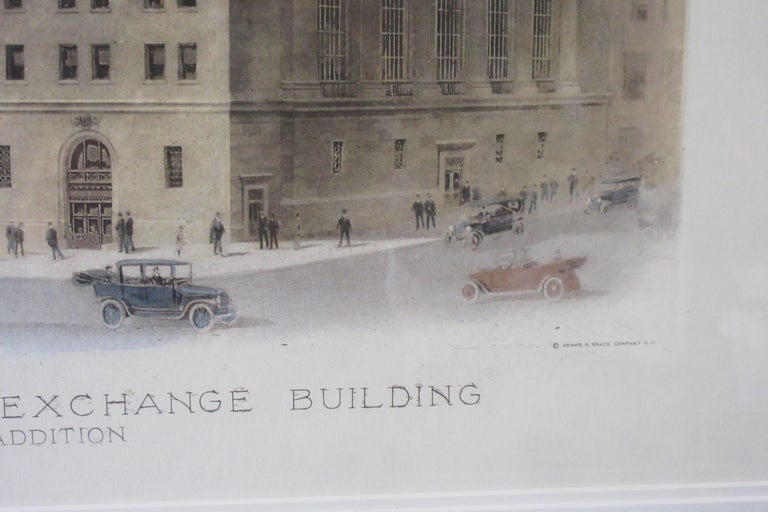 1930s New York Stock Exchange Print For Sale at 1stDibs