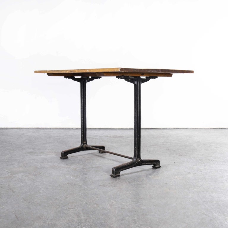 1930's Original Cast Base Fischel Bistro Dining Table '1486' For Sale ...