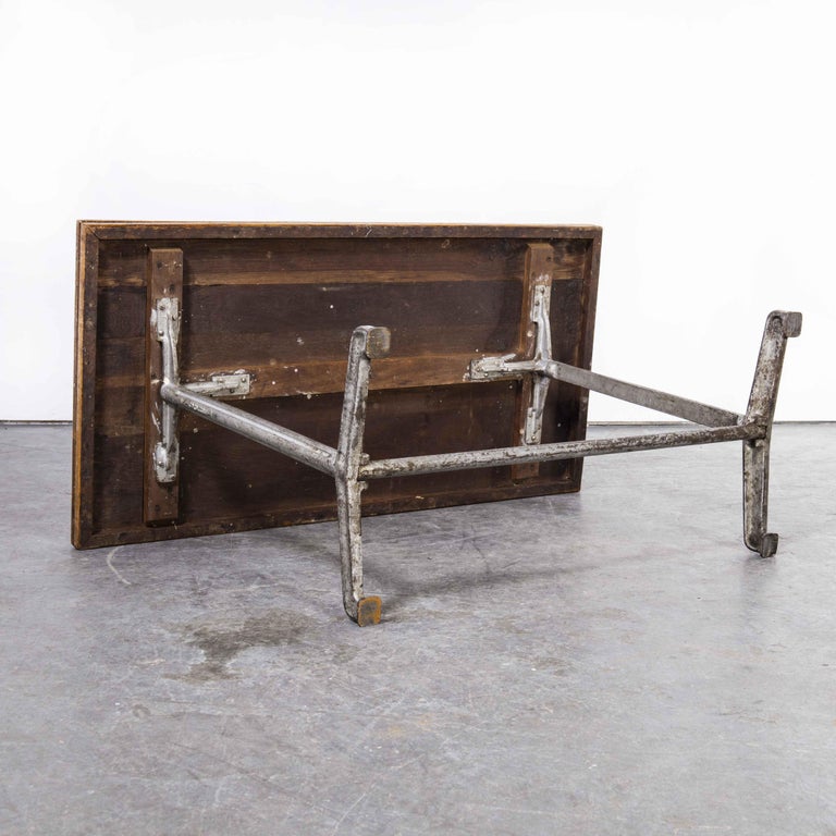 1930's Original Cast Base Fischel Bistro Dining Table '1486.3' For Sale ...