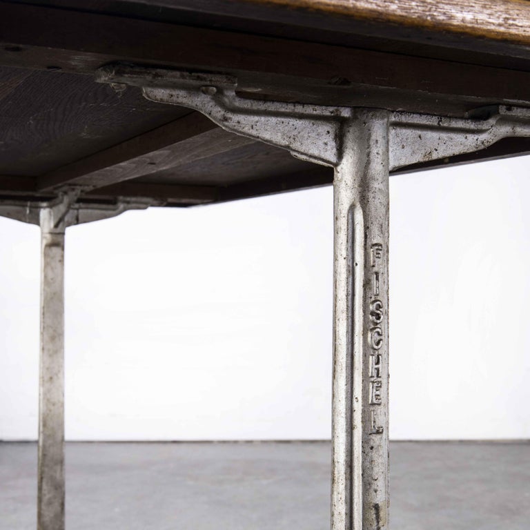 1930's Original Cast Base Fischel Bistro Dining Table '1486.3' For Sale ...